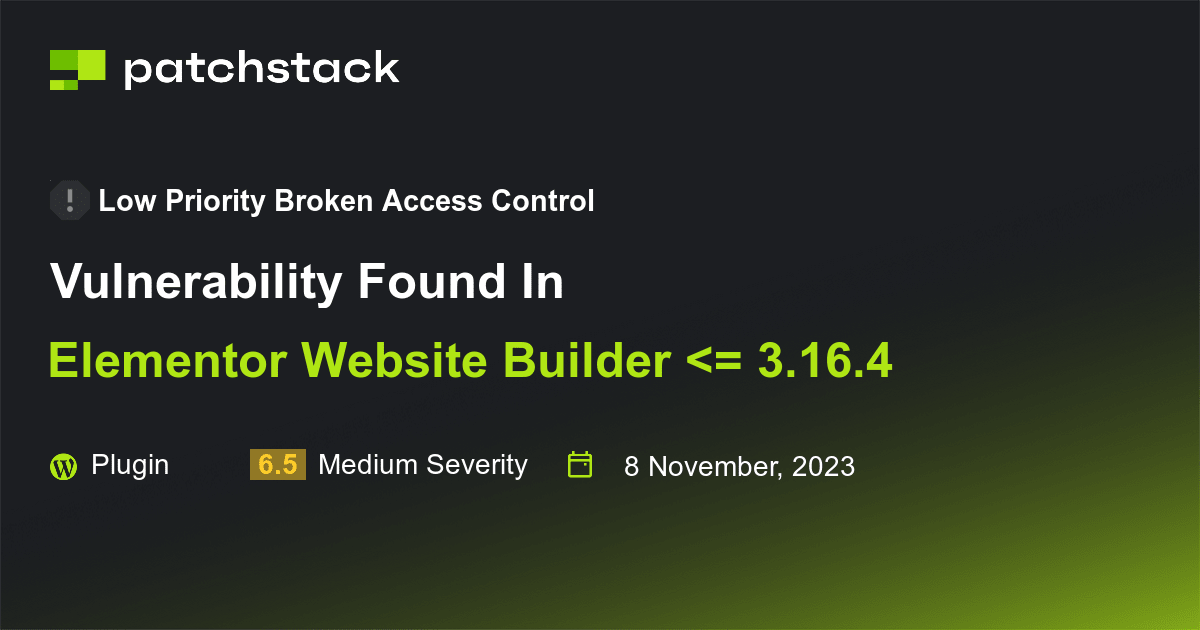 WordPress Elementor plugin